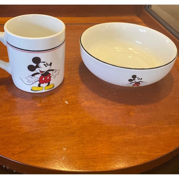 Disney | Dining | Gabbay Mickey Mouse Mug And Bowl | Poshmark